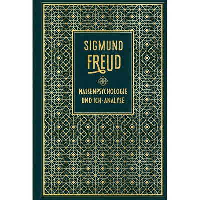 现货  大众心理学与自我分析 德文原版 弗洛伊德 Sigmund Freud 封面烫金精装 心理学 Massenpsychologie und Ich-Analyse