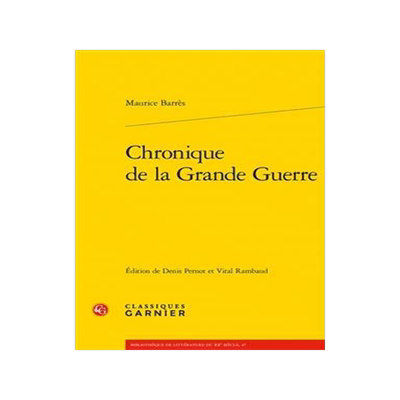 [预订]Chronique de la Grande Guerre 9782406149897