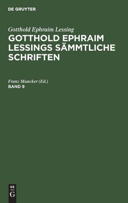 【预订】LESSINGS SÄMMTLICHE SCHRIFTEN  BD 9 3A 9783111193809