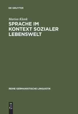 【预订】Sprache im Kontext sozialer Lebenswelt 9783484311817