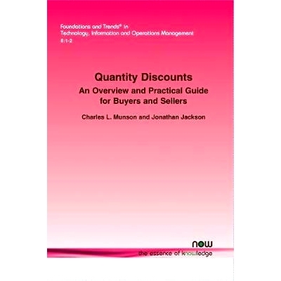 预订 Quanity Discounts: An Overview and Practical Guide for Buyers and Sellers 数量折扣概论：买家与卖家实用指南: 9781601