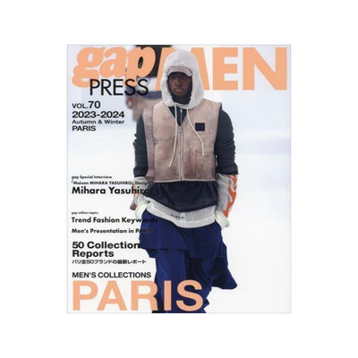 [预订]gap PRESS MEN vol.70(2023-2024Autumn & Winter) 9784866997544