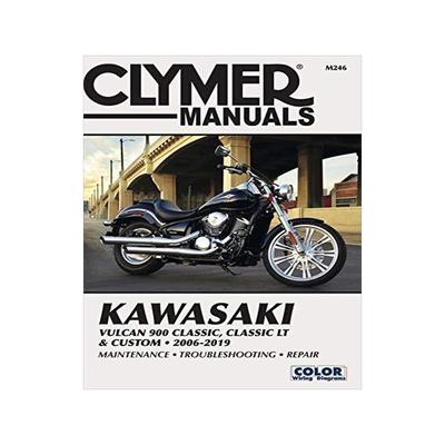 [预订]Kawasaki Vulcan 900 Classic, Classic LT & Custom Motorcycle (2006-2019) Service Repair Manual 9781620923955