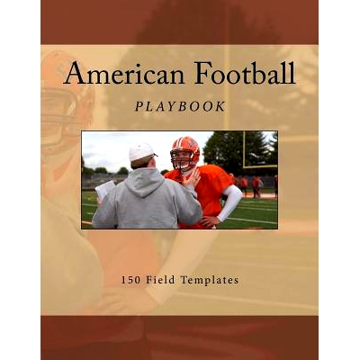 预订 American Football Playbook: 150 Field Templates: 9781522916345