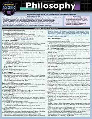 现货 Philosophy: A Quickstudy Laminated Reference Guide
