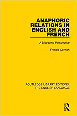 【预售】Anaphoric Relations in English and French