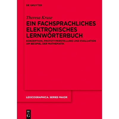 预订 Ein fachsprachliches elektronisches Lernwörterbuch: Konzeption, Prototyperstellung und Evaluation am Beispiel der