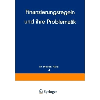 预订 Finanzierungsregeln und ihre Problematik: 9783663005278