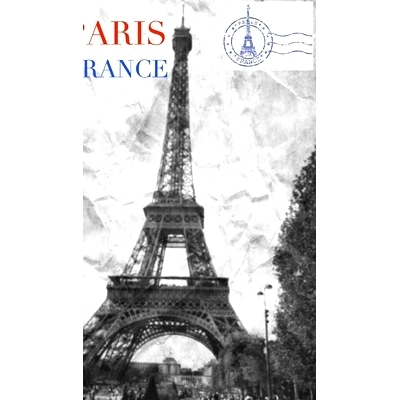 预订 Eiffel Tower Paris black and white creative blank journal: Eiffel Tower Paris black and white creative blank journa