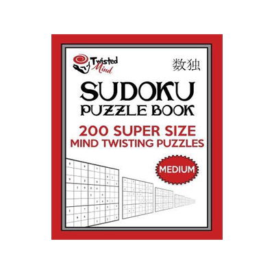 [预订]Twisted Mind Sudoku Puzzle Book, 200 Medium Super Size Mind Twisting Puzzles: One Gigantic Puzzle Pe 9781541374836