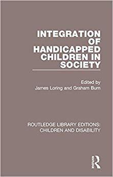 【预售】Integration of Handicapped Children in Society
