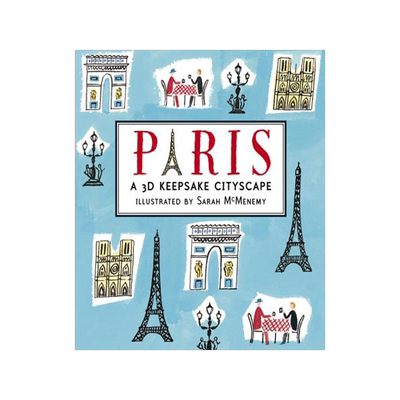 英文原版小开本全景立体巴黎