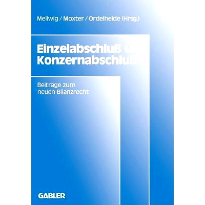 预订 Einzelabschluß und Konzernabschluß: Beiträge zum neuen Bilanzrecht, Band 1: 9783409116114