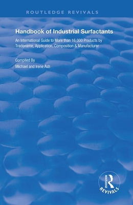 【预订】Handbook of Industrial Surfactants
