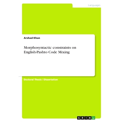 预订 Morphosyntactic constraints on English-Pashto Code Mixing: 9783346572035