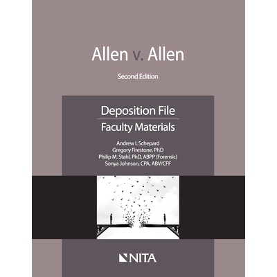 预订 Allen v. Allen: Deposition File, Faculty Materials Allen诉 Allen: 证词，全员资料: 9781601568199