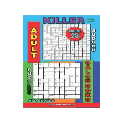 [预订]Adult killer sudoku. Puzzles Calcudoku. All levels.: Easy. Medium. Hard. Extreme levels. 9781081849597