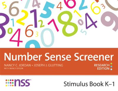 【预售】Number Sense Screener™ (NSS™) Stimulus Book, K–1, Research Edition