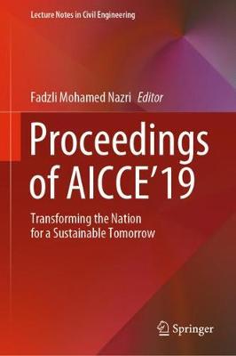 【预订】Proceedings of Aicce’19: Transforming the Nation for a Sustainable Tomorrow