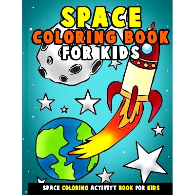 预订 Space Coloring Book for Kids: Galactic Doodles and Astronauts in Outer Space with Aliens, Rocket Ships, Spaceships