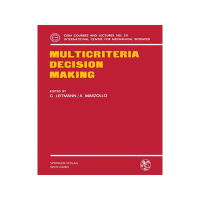 预订 Multicriteria Decision Making