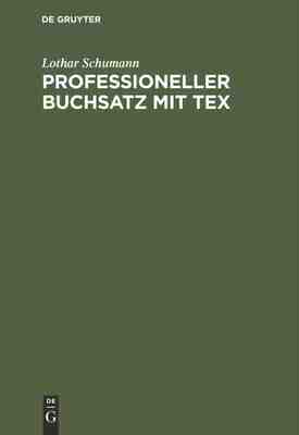 【预订】Professioneller Buchsatz mit TEX 9783486233254