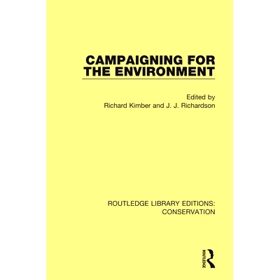 预订 Campaigning for the Environment 环保运动 重印版: 9780367409524