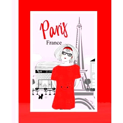 预订 Paris France: Diary Weekly Spreads January to December: 9781072942870