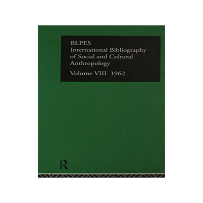 预订 IBSS: Anthropology: 1962 Vol 8