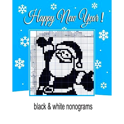 预订 Happy New Year ! Black & White Nonograms.: 9781979431378