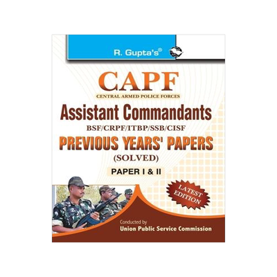 [预订]CAPF Assistant Commandants: Previous Years’ Papers (Solved) (Paper-I & II) 9789350124178