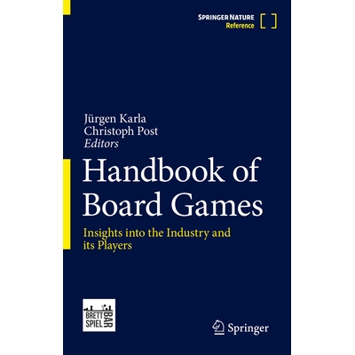 预订 Handbook of Board Games: Insights into the Industry and its Players 桌游手册：行业洞察与玩家剖析: 9783662713433