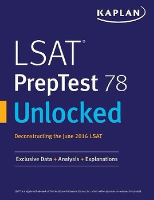 【预订】LSAT Preptest 78 Unlocked: Exclusive...