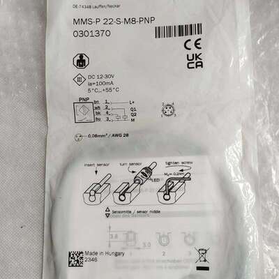 议价0301370 MMS-P 22-S-M8-PNP SCHU可维修