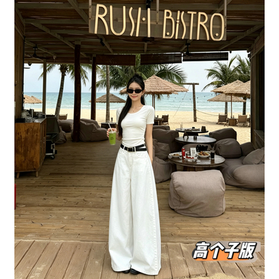 阔腿长裤薄牛仔夏季加长女裤