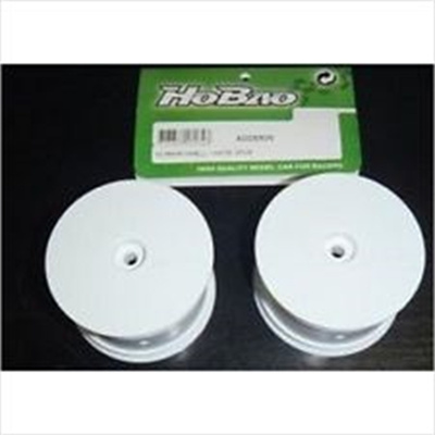 禾宝HOBAO 40055W HyperH2越野 H2 后轮框(白色) 2PCS 6元运费