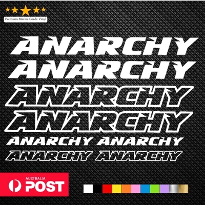 适用ANARCHY车架贴纸山地