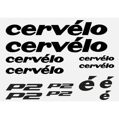 适用CerveloP2车架贴纸