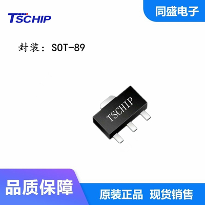 PXT2222A双极晶体管TSCHIP长晶KEC NPN极性三极管SOT89封装1P印记