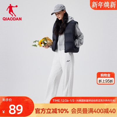 阔腿长裤直筒乔丹女生