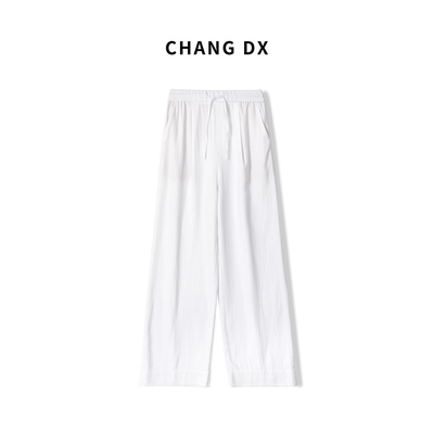畅家CHANGDX  莱赛尔亚麻休闲阔腿裤