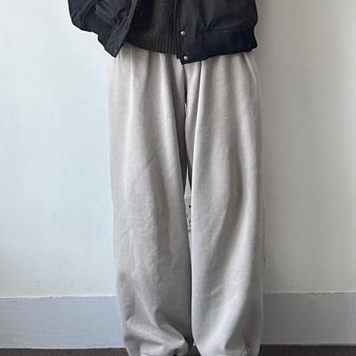 垂感卫裤休闲宽松抽绳束脚裤