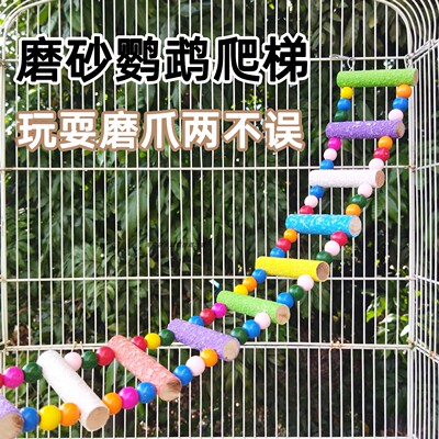 鹦鹉爬梯加长云梯磨嘴磨爪玩具