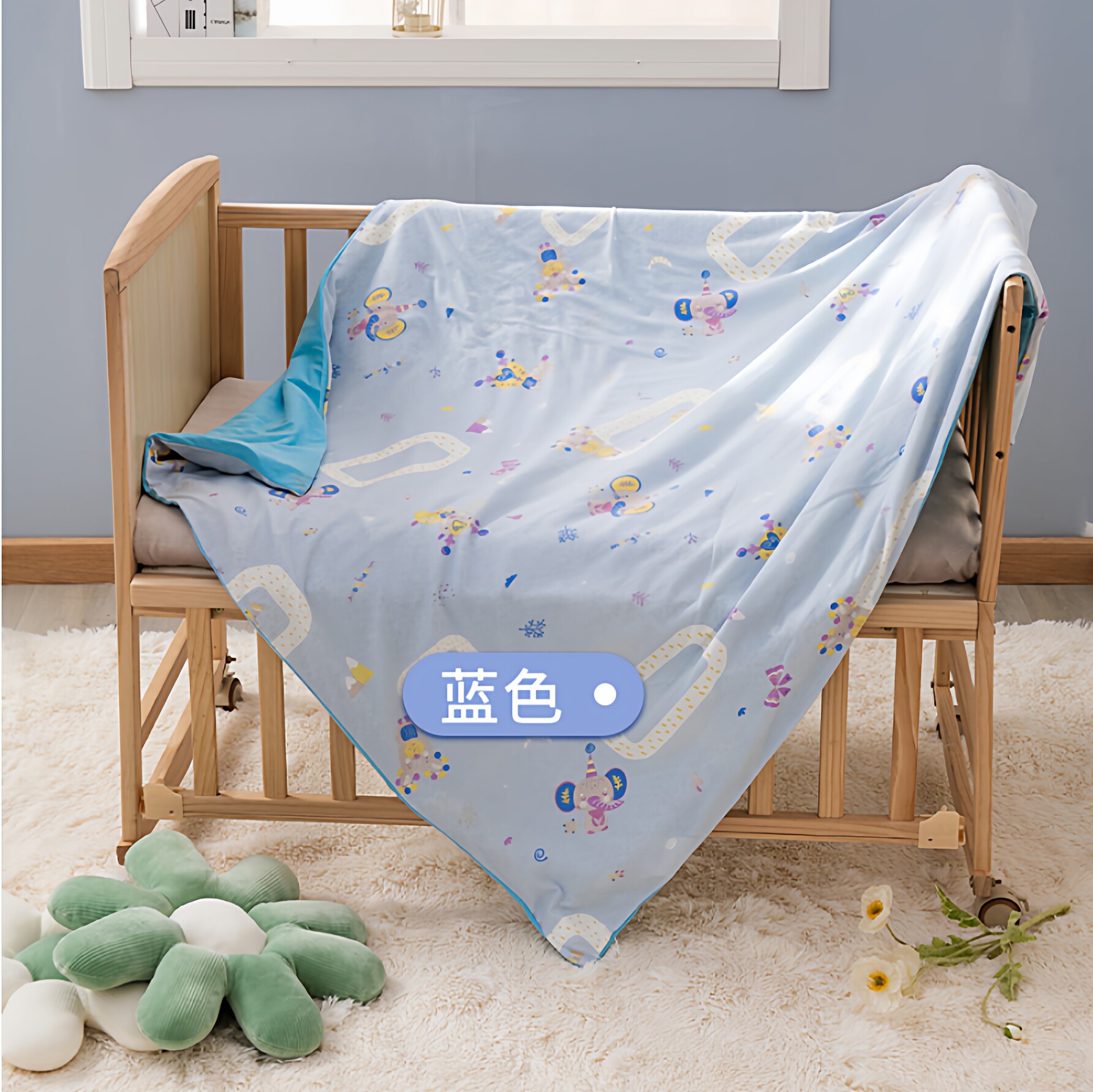 梦可儿纯棉被套被罩 宝宝被套 儿童被罩 幼儿园被套 纯棉四季通用