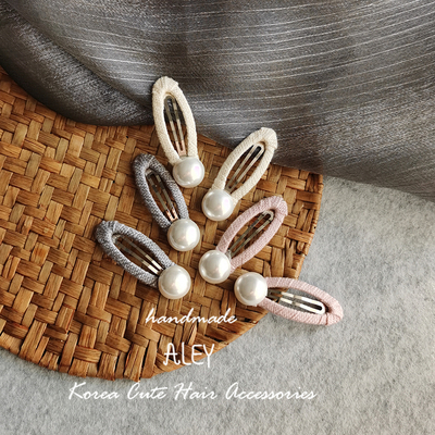 韩国进口高仿贝珍珠发夹