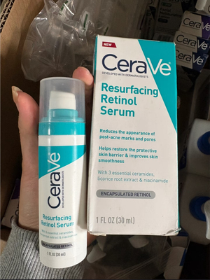 Cerave适乐肤A醇精华视黄醇30ml提亮痘印改善毛孔绿瓶清爽款