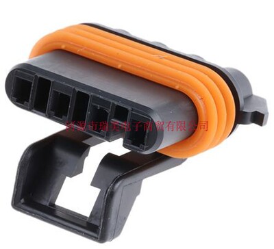 Delphi德尔福Metri-Pack150电缆安装汽车连接器4路黑色母12162144