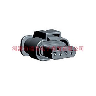 TE泰科MCON 1.2汽车连接器4MM间距1排4路1-1670918-1