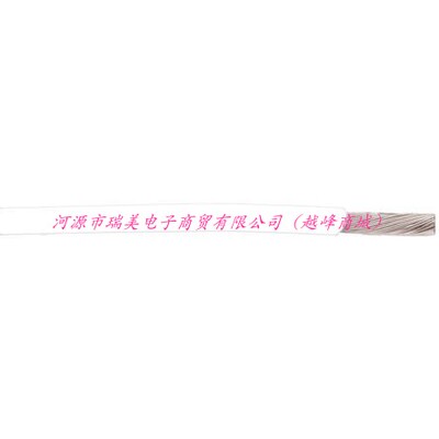 Alpha高温线30AWG白色30.5M长铜实心油溶剂非屏蔽2841/1 WH005