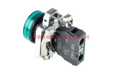 Schneider施耐德Harmony XB4指示灯22MM切面直径绿色LED灯XB4BVB3